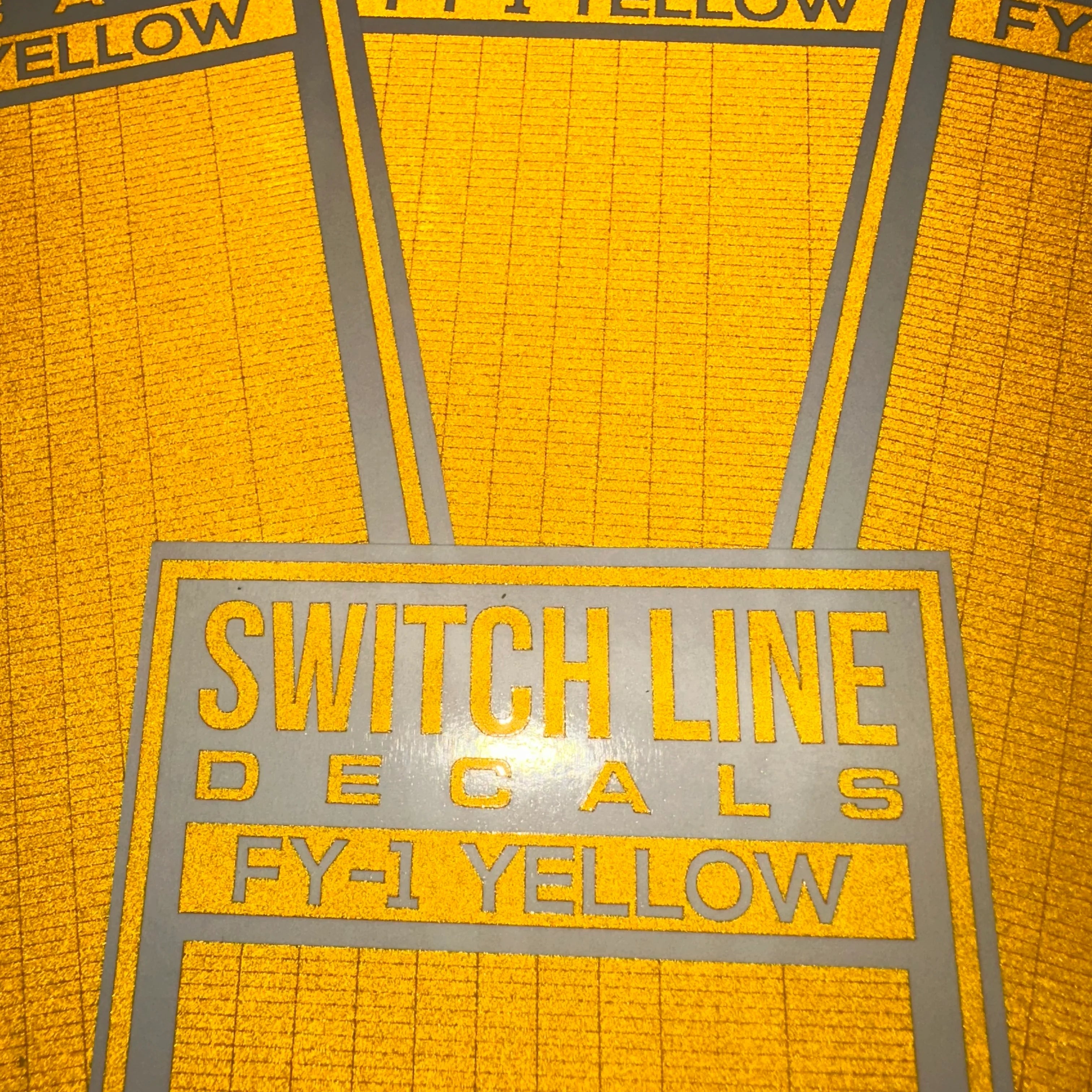 Switch Line Decals: Reflective Decals For Model Railroads