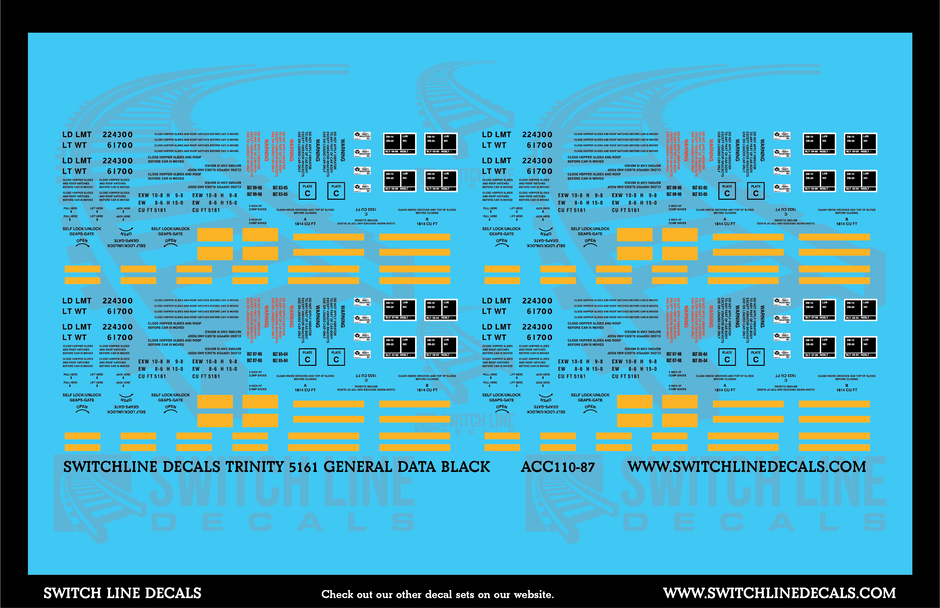 Custom Model Railroad Decals In HO and N Scale - Made in the USA