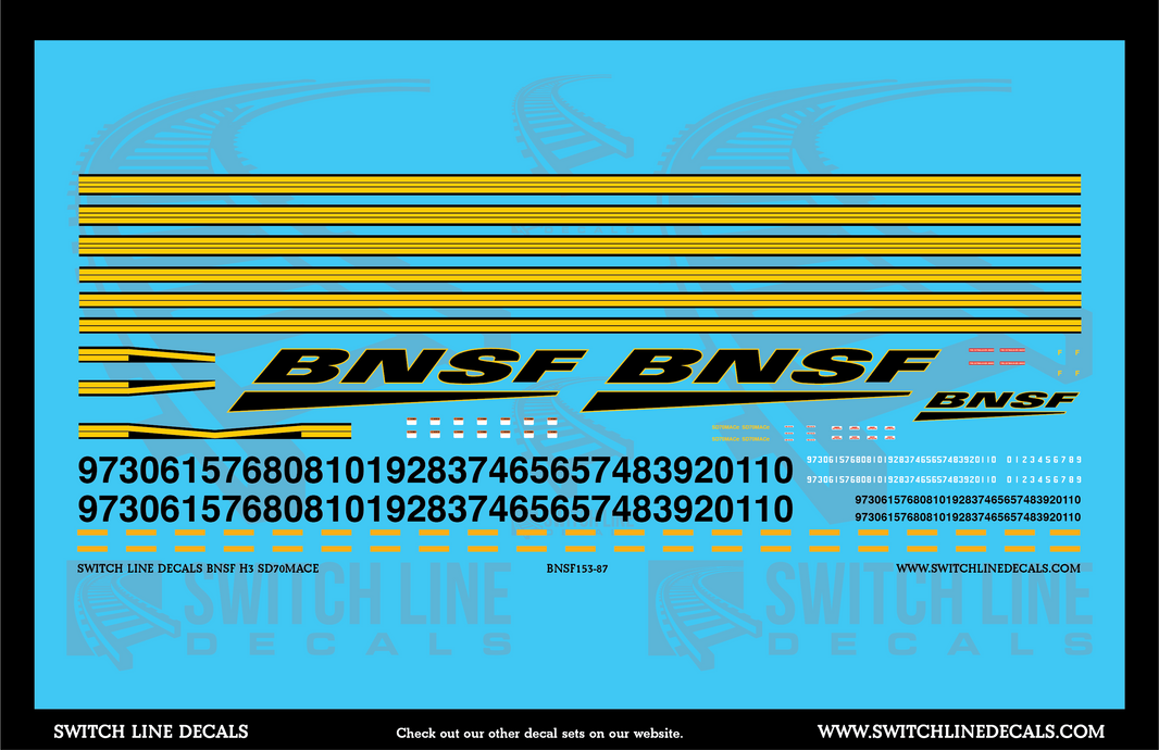 HO Scale Railroad Decals | Switch Line Decals