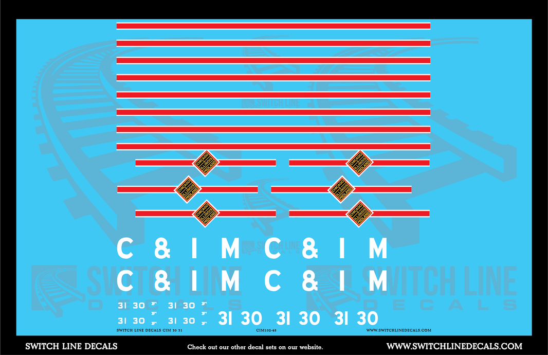 Custom Model Railroad Decals In HO and N Scale - Made in the USA
