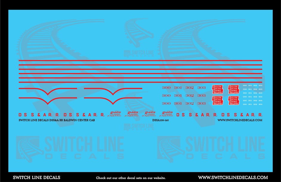 Switch Line Decals: N Scale Model Railroad Decals