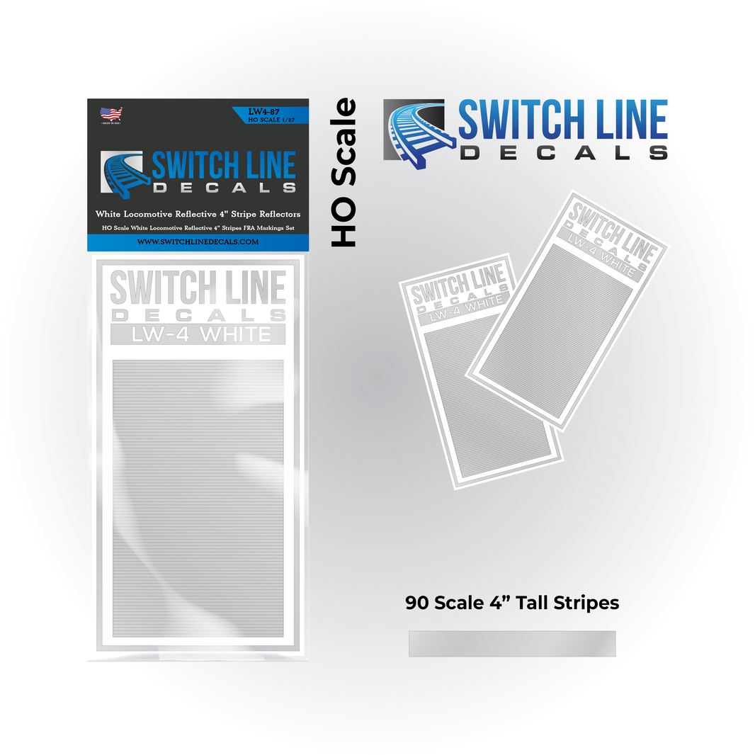 Switch Line Decals: HO Scale Model Railroad Decals