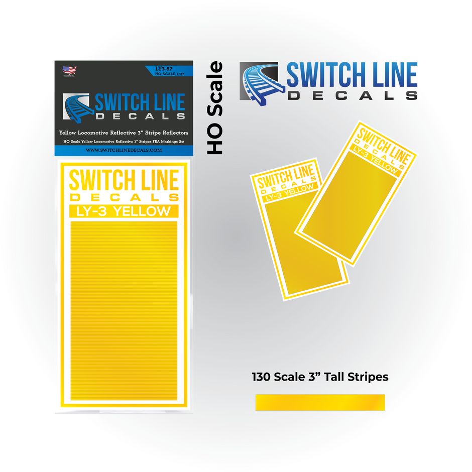 Switch Line Decals: HO Scale Model Railroad Decals
