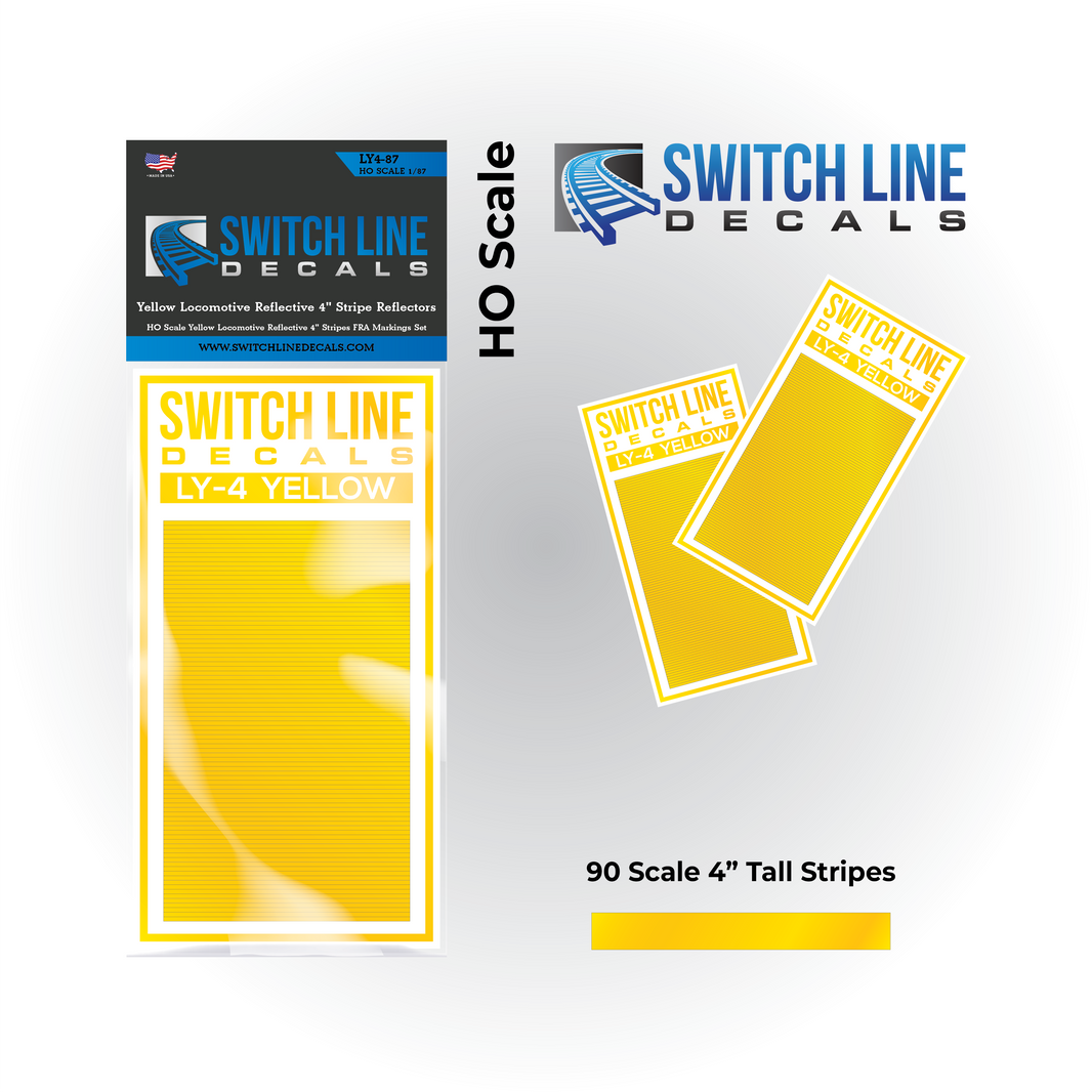 Railroad Model Train Decals | Switch Line Decals