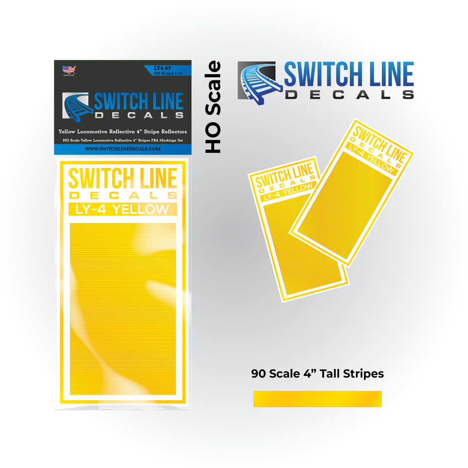 HO Scale Railroad Decals | Switch Line Decals