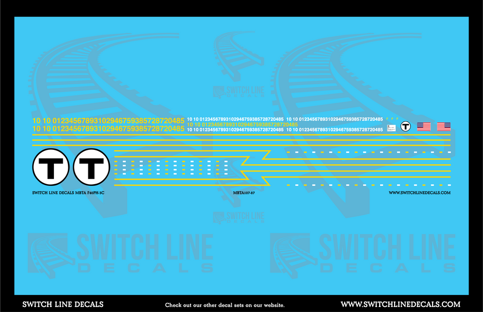 HO Scale Railroad Decals | Switch Line Decals
