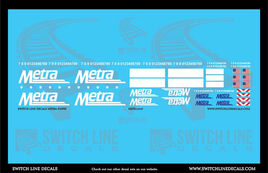 Switch Line Decals Custom Model Train Decals