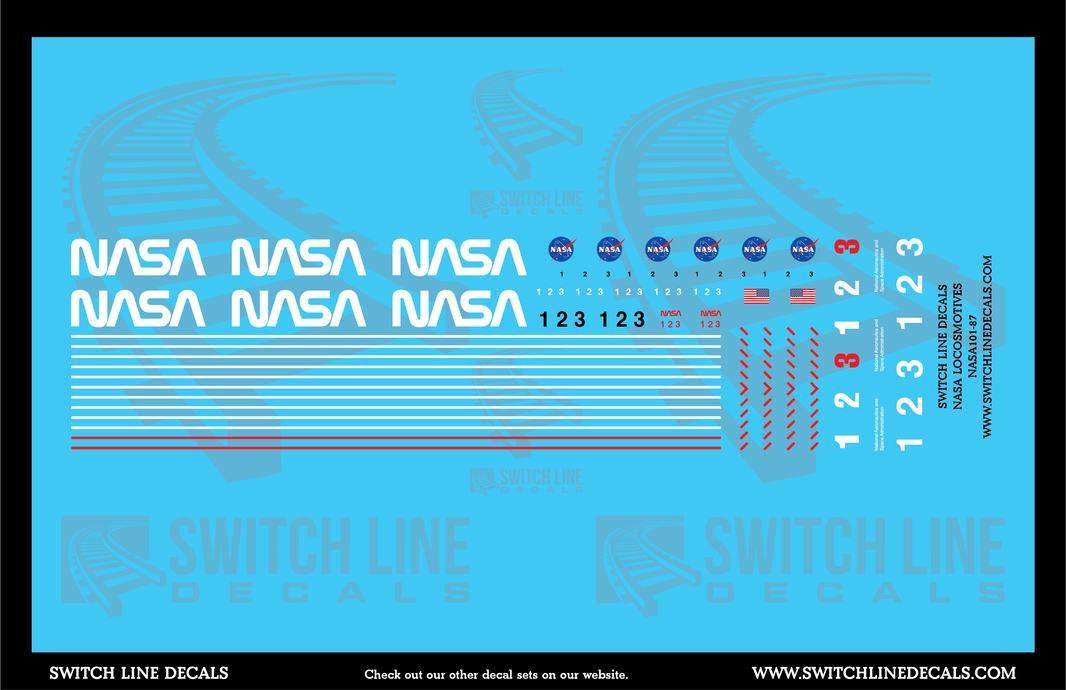 HO Scale Railroad Decals | Switch Line Decals