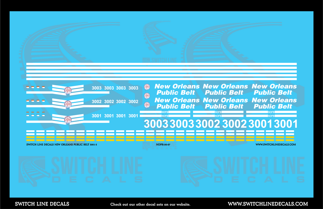 Custom Model Railroad Decals In HO and N Scale - Made in the USA