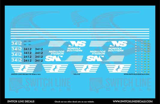 Switch Line Decals: HO Scale Model Railroad Decals