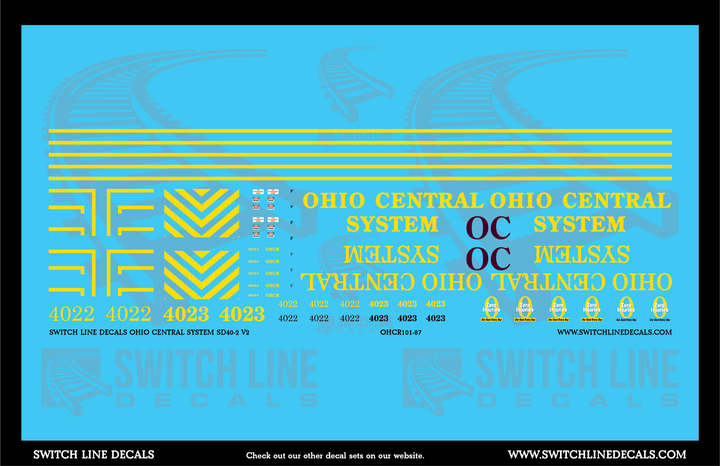 Short Line Decals