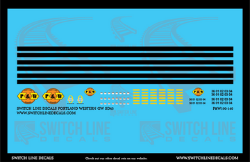 N Scale Railroad Decals | Switch Line Decals