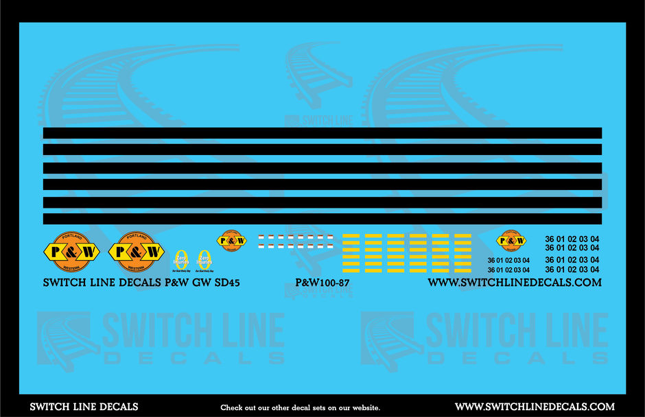 Short Line Decals